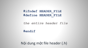 C – Tệp Tiêu Đề (Header Files) – Lập Trình Nhúng dành cho Sinh Viên