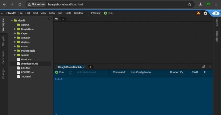 BeagleBone Black – Lập Trình Với Cloud9 IDE Trên Web Browser – Lập Trình Nhúng dành cho Sinh Viên